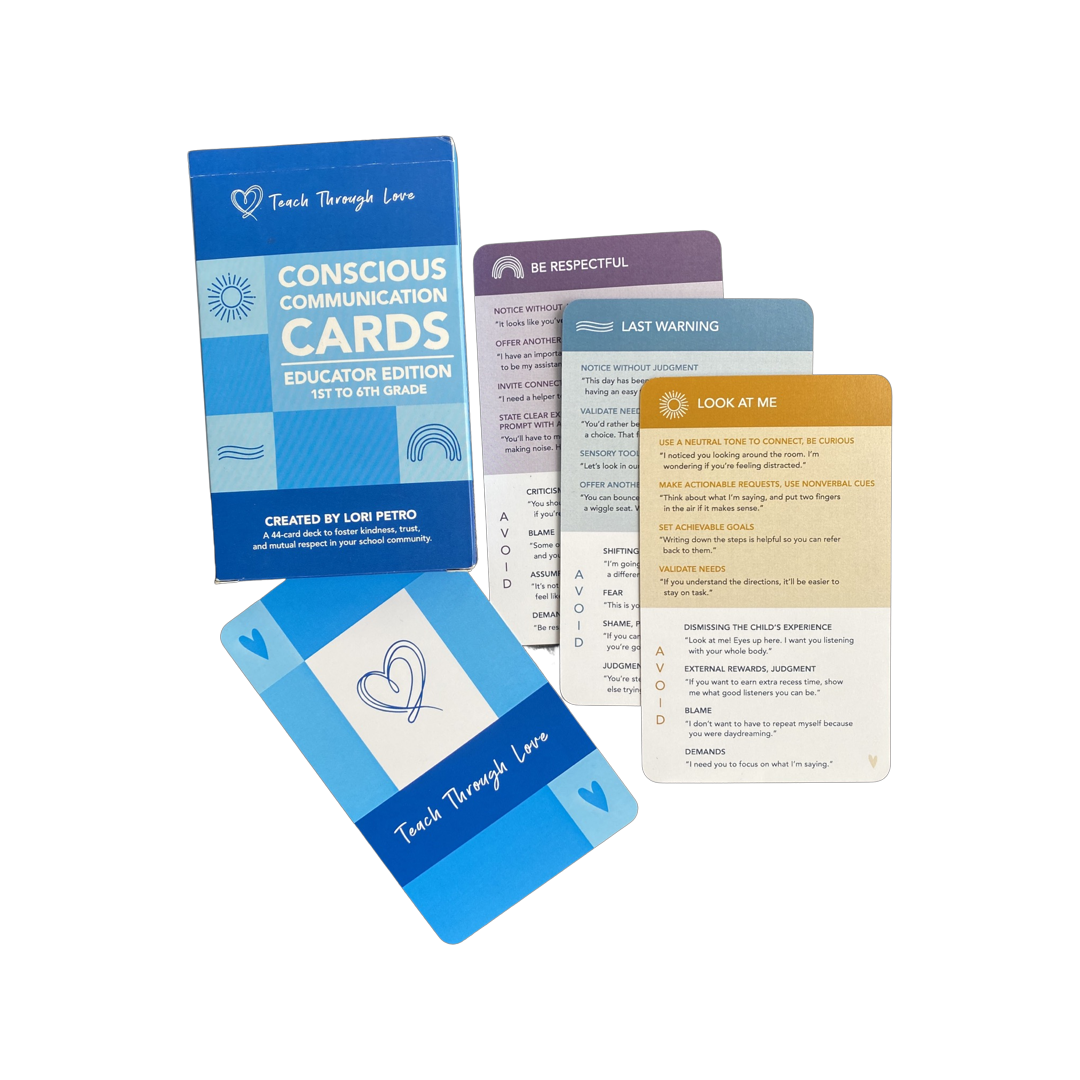 Conscious Communication Cards For Educators & School Professionals ...